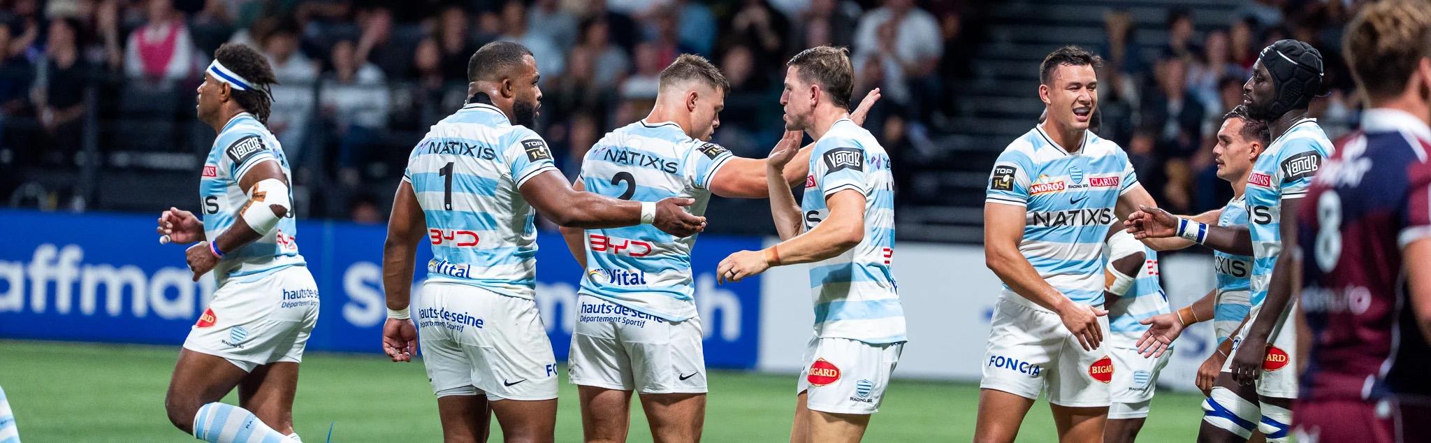 Rugby : Racing 92 – Toyota Cheetahs | Le plessis robinson